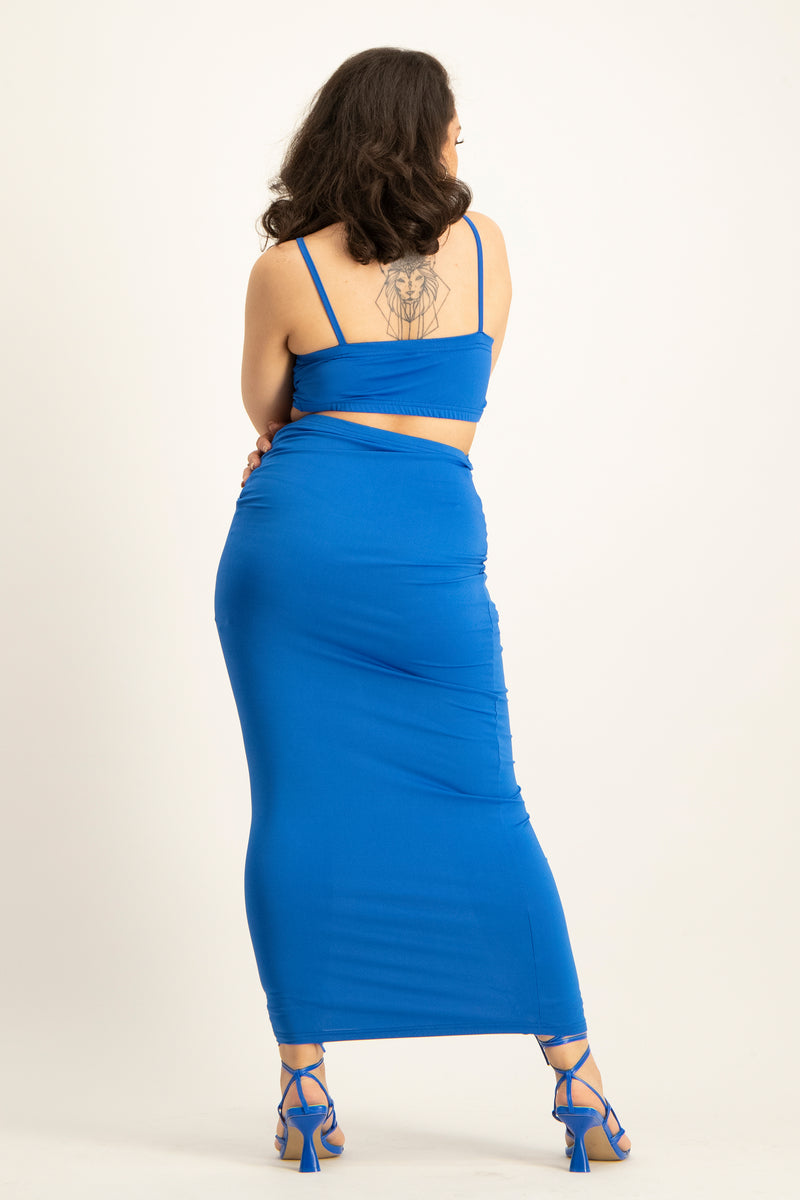 Strappy Cut-Out Maxi Dress – Imprecca